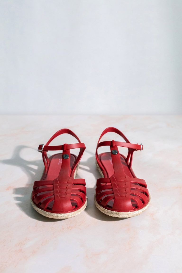 Igor Shoes | Cangrejeras Rojas de Mujer | Cristina Navarro